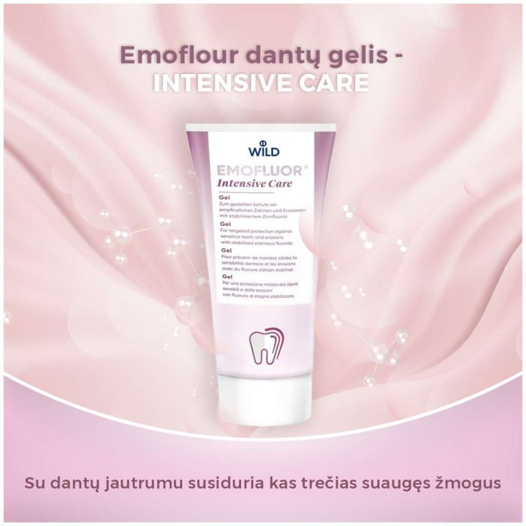 Dantų gelis Emofluor Intensive Care
